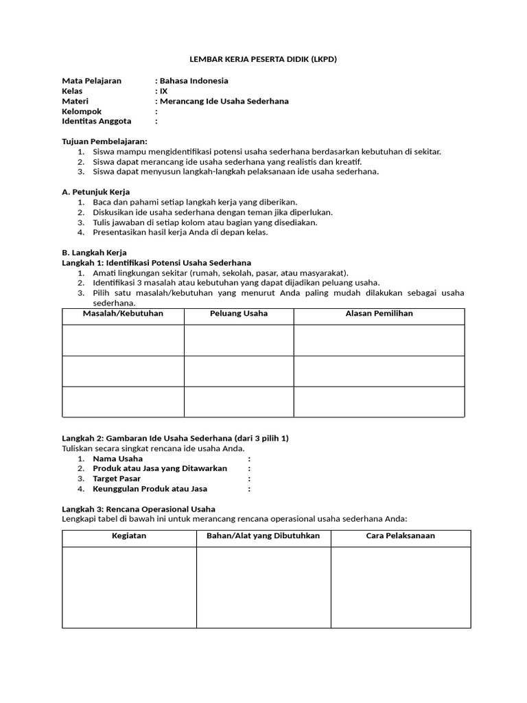 Teks Eksplanasi 4 LKPD | PDF