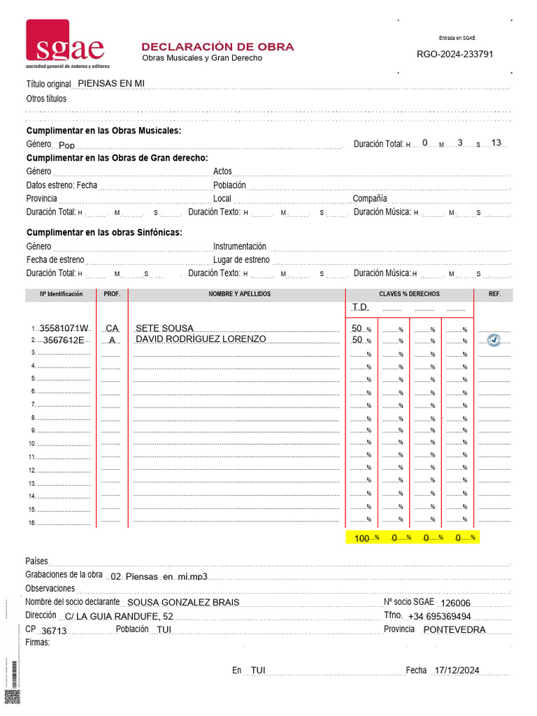 Sgae Piensas en Mi Sgae | PDF | Justicia | Crimen y violencia