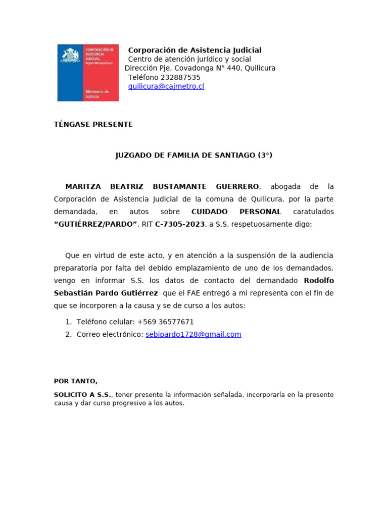 Téngase presente (1) | PDF