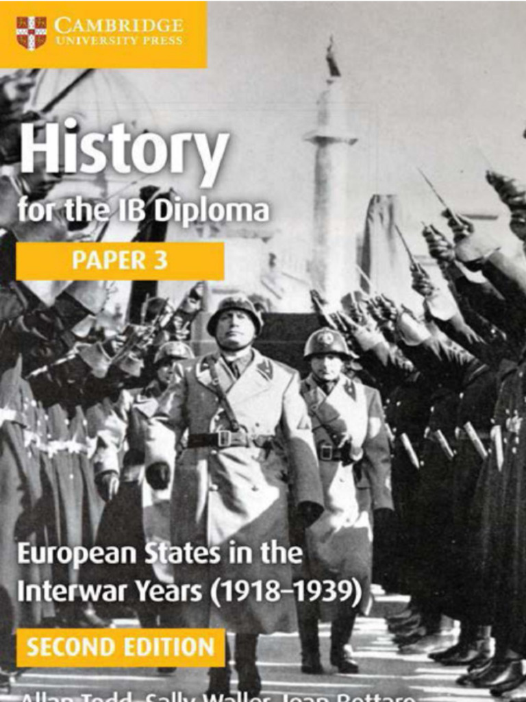 Paper 3 - European States in the Interwar Years (1918-1939) - Todd ...