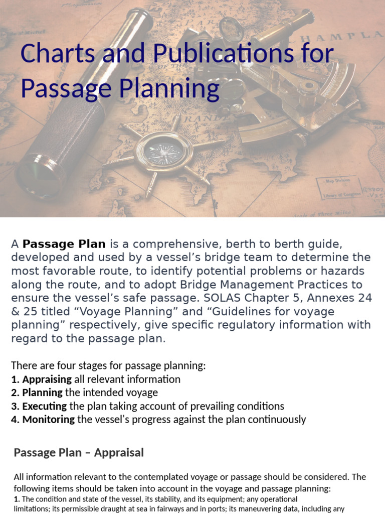 Passage Planning Guidelines Overview | PDF | Navigation | Port