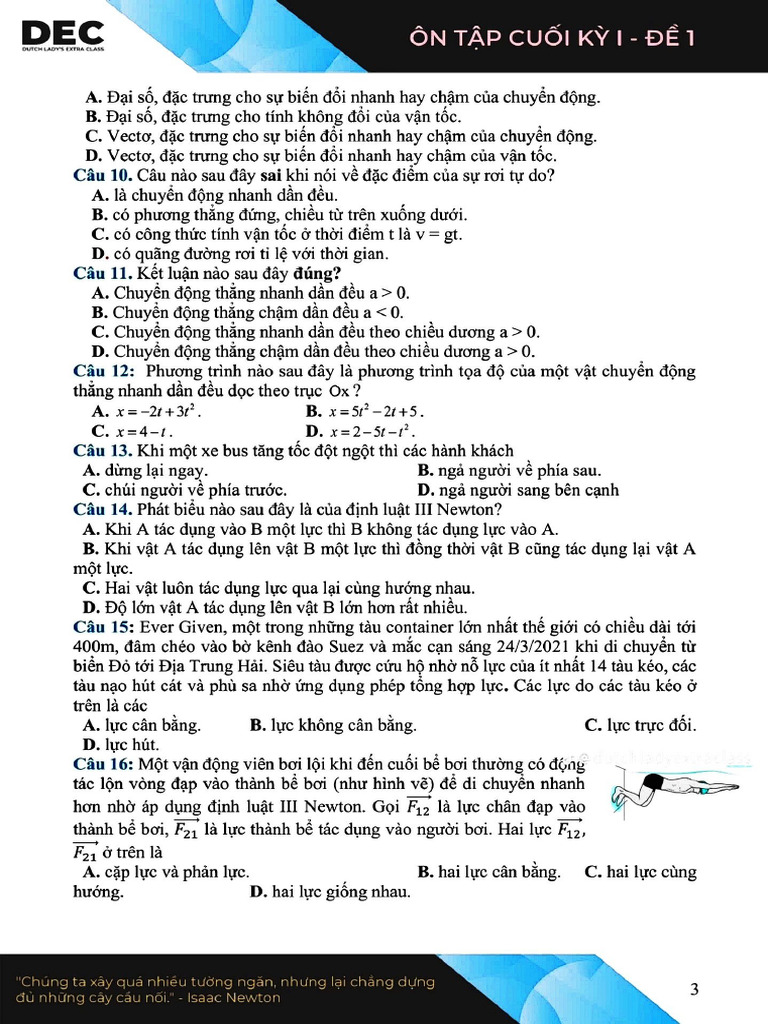 100 Cau Trac Nghiem Sinh Hoc 10 Full | PDF