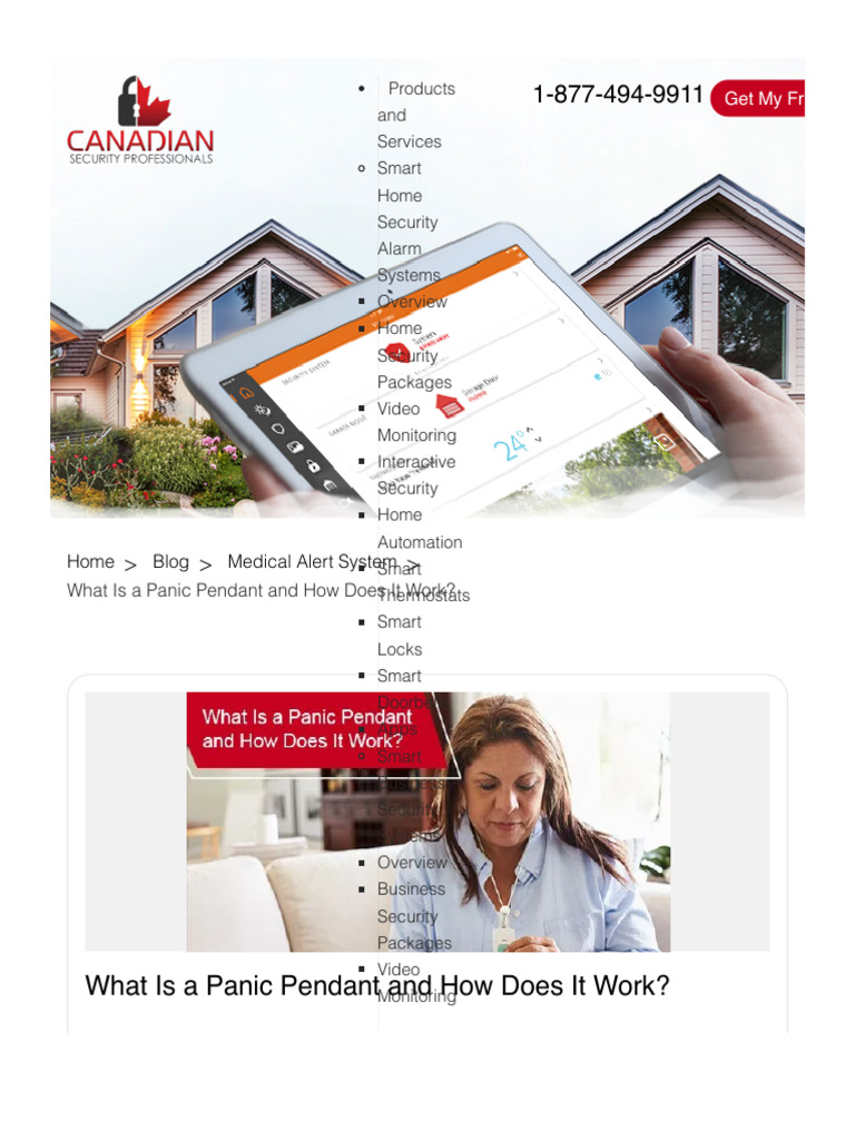 What Is A Panic Pendant and How Does It Work? | PDF