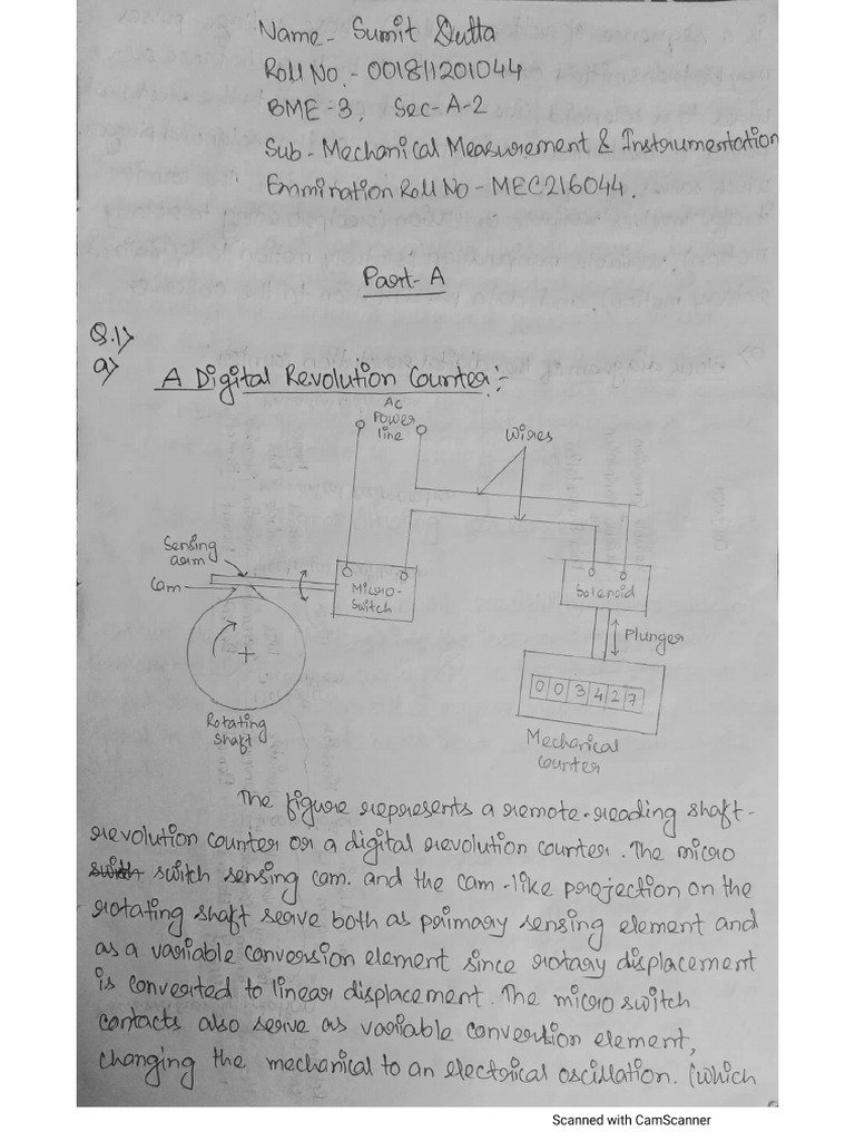 Mec216044 Sumit Dutta A | PDF