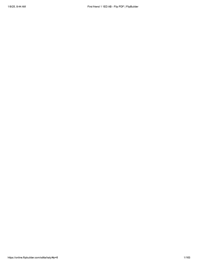 First Friend 1 1ED AB - Flip PDF - FlipBuilder | PDF