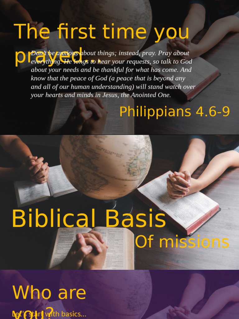 Biblical Basis of Missions. | PDF | Book Of Genesis | God The Father