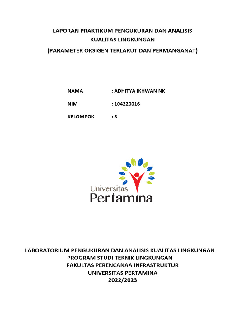 Adhitya Ikhwan - DO Dan Permanganat | PDF