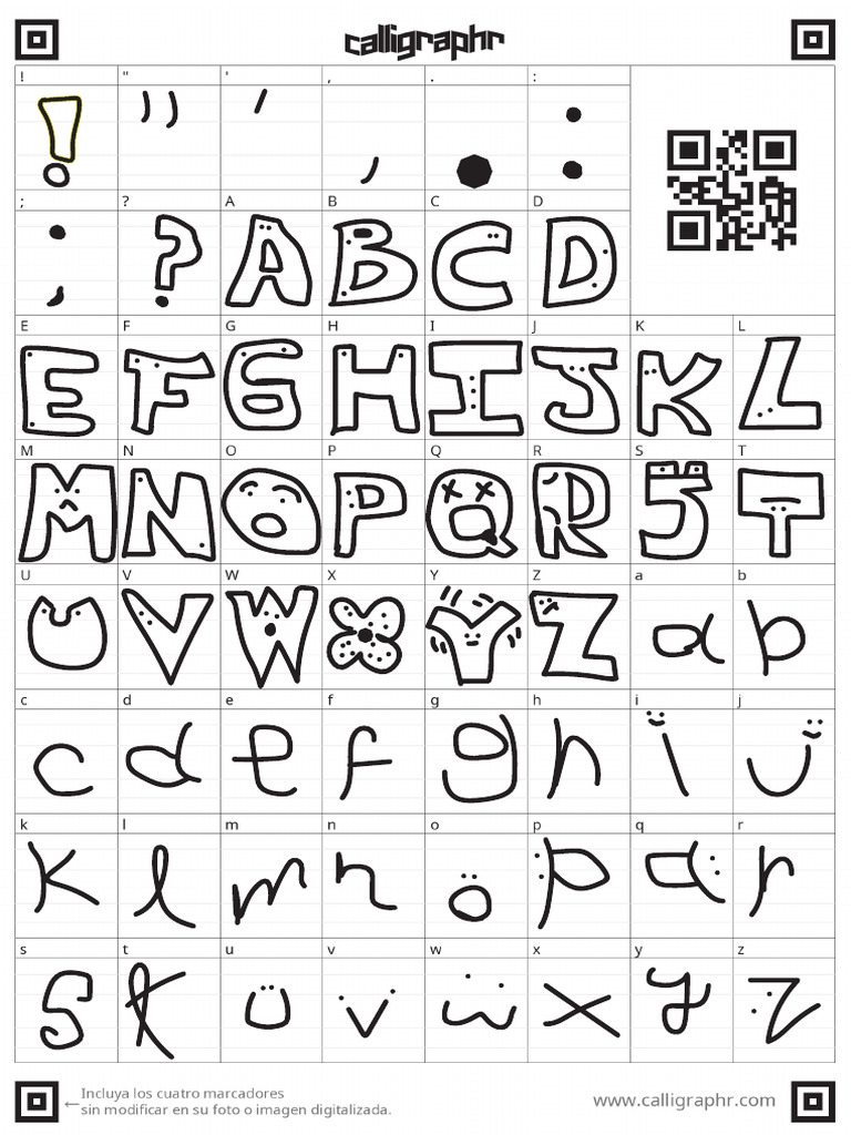 Calligraphr-Template 2 | PDF