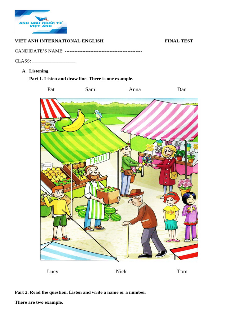 Writting Test Starters 2 | PDF