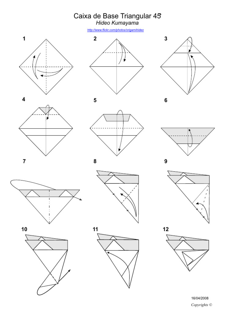 Origami C Aixa Triangular 45 | PDF