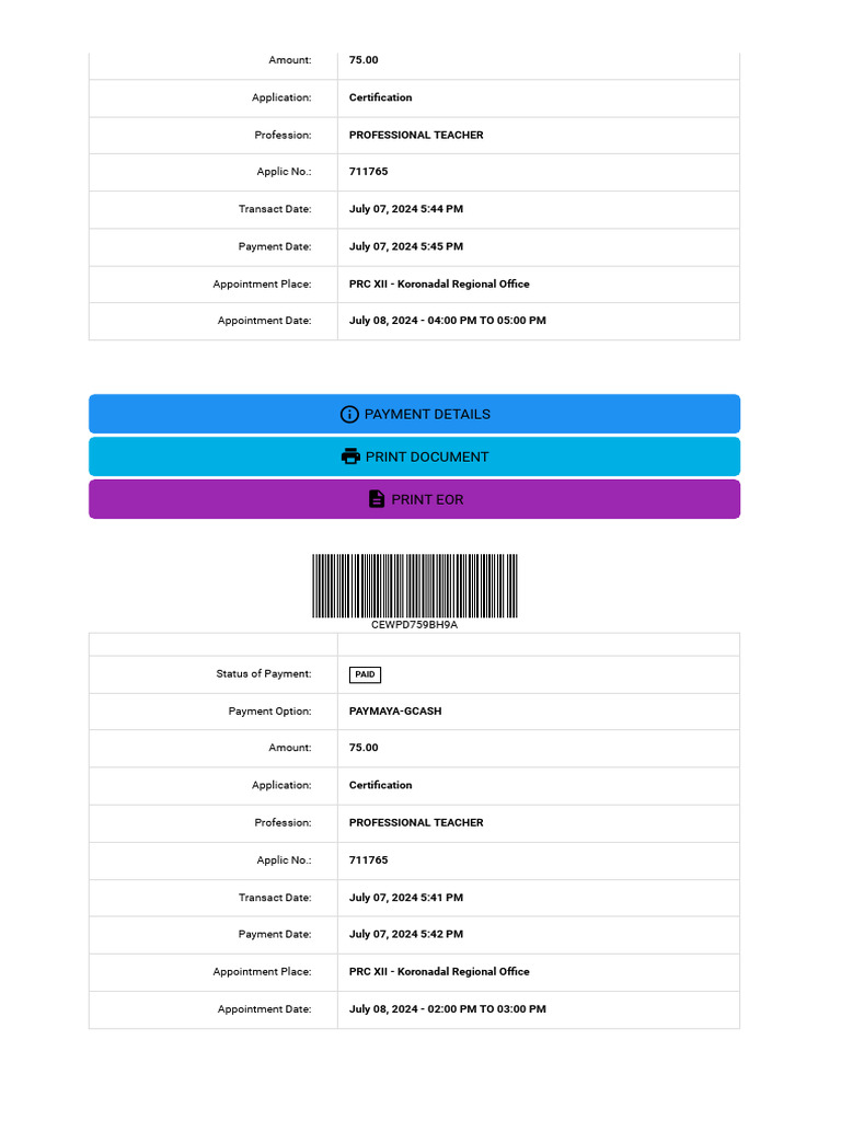 LERIS - Professional Regulation Commission | PDF