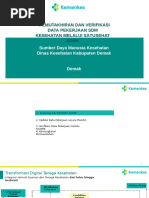Tutorial Verifikasi Data Satusehat SDMK Di Aplikasi Sisdmk | PDF | Karier & Perkembangan | Bisnis