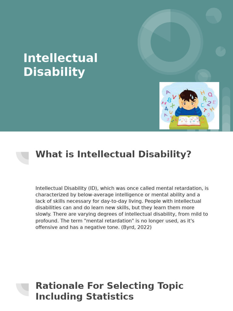 Understanding Intellectual Disability | PDF | Intellectual Disability ...