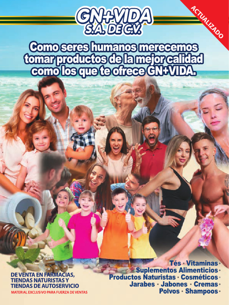 Ampolletas GN+V: Beneficios y Usos | PDF | Sistema inmune | Antioxidante