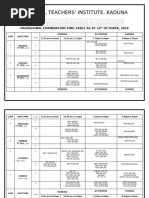 STS JHS Time Table | PDF