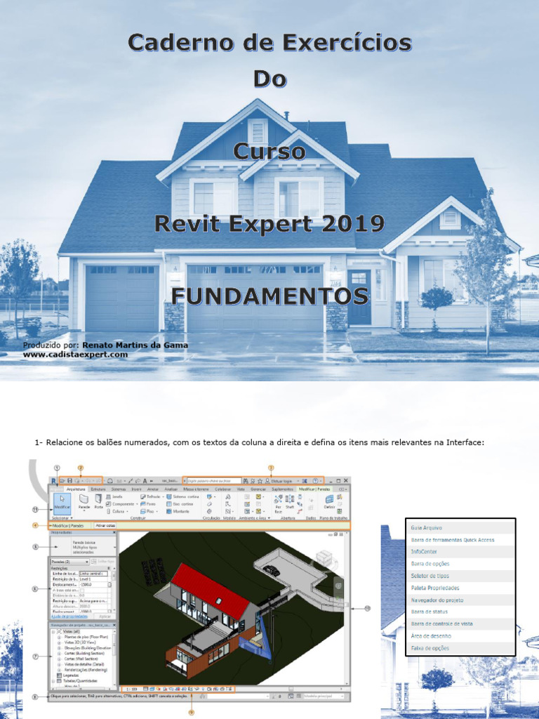 23.2 Modulo 4 Exercícios Complementares PDF | PDF | Autodesk Revit