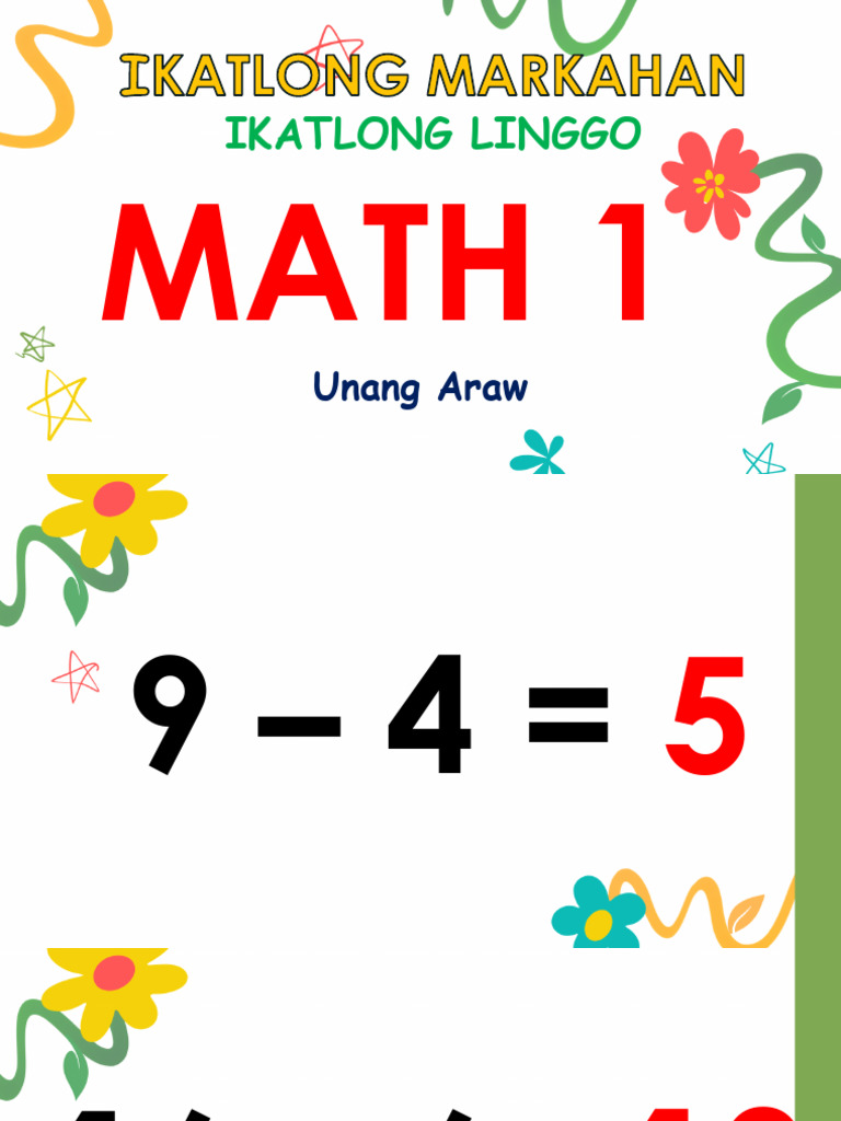 MATH1-Q3W3D1-SUBTRACT-NUMBERS-WITH-2-DIGIT-MINUS-1-DIGIT-WITHOUT-REGROUPING-Copy | PDF