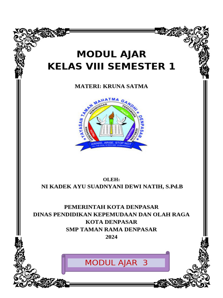 3.modul Ajar Kruna Satma | PDF
