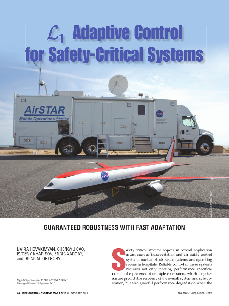 LI Adaptive Control for Safety Critical Systems | PDF | Control Theory ...