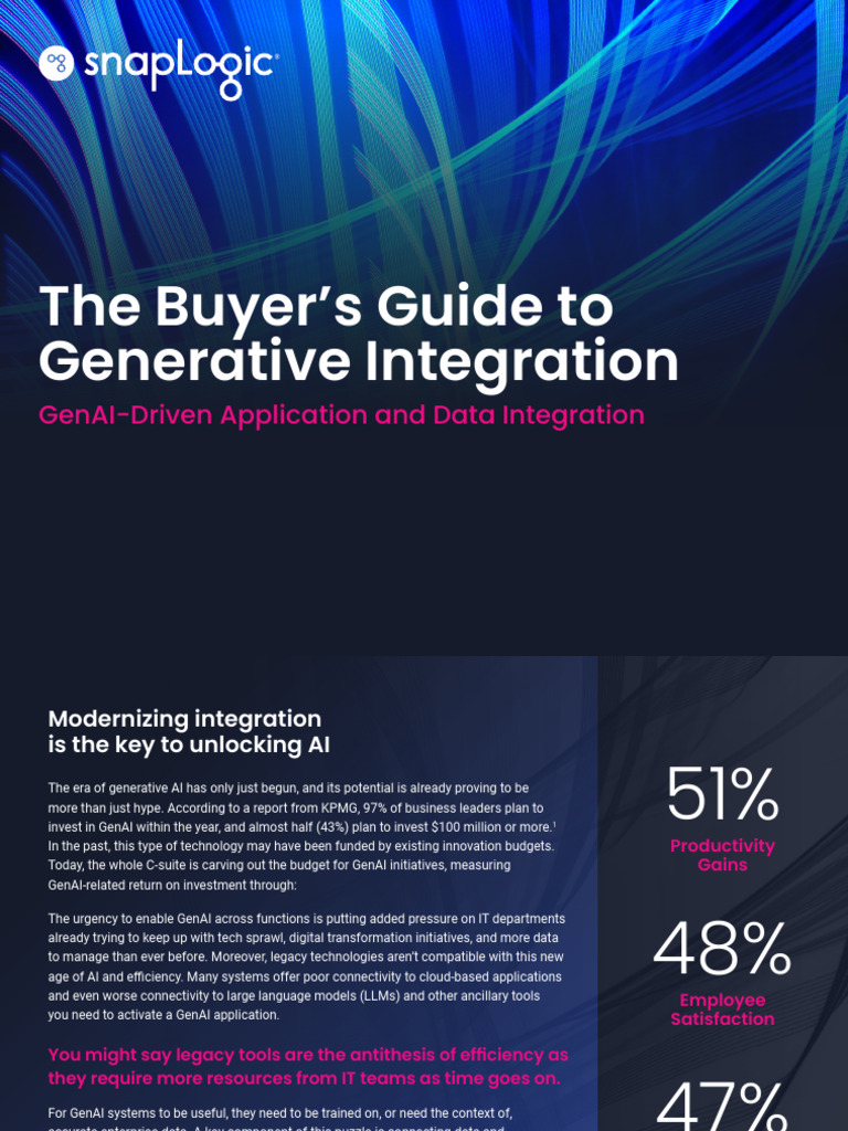 The-Buyers-Guide-to-Generative-Integration | PDF | Cloud Computing | Automation