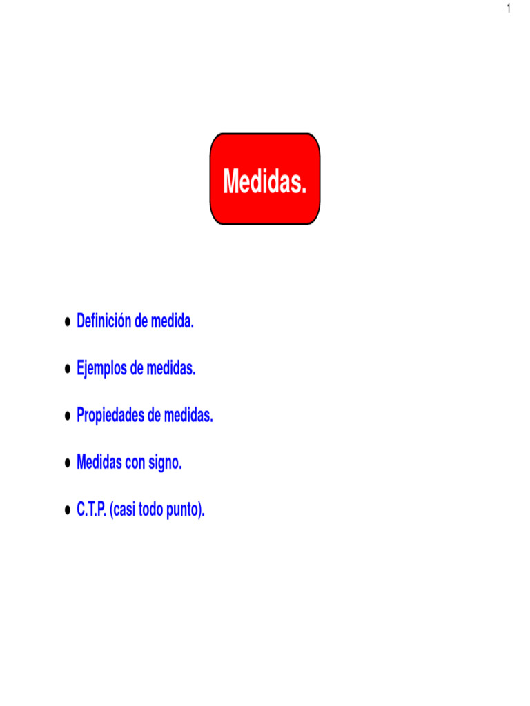 T. Medida Clase - 05 | PDF | Medida (Matemáticas) | Conceptos matemáticos