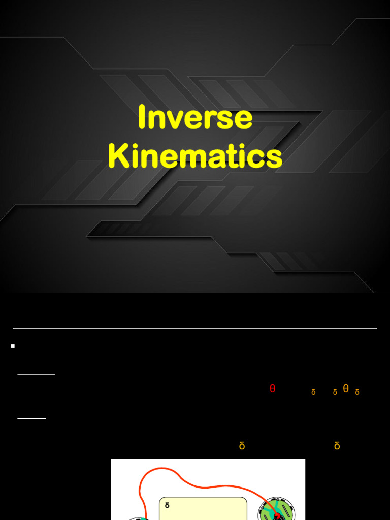 LAB 5 - Inverse Kinematics | PDF | Kinematics | Geometry
