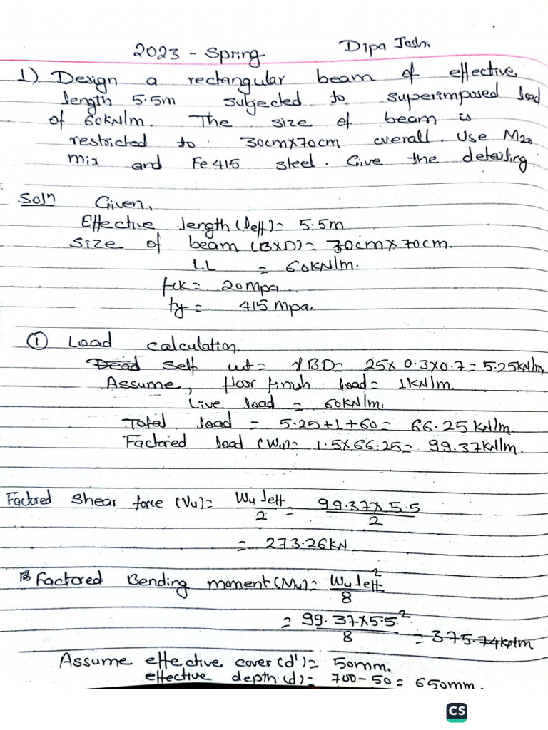RCC Assignment | PDF