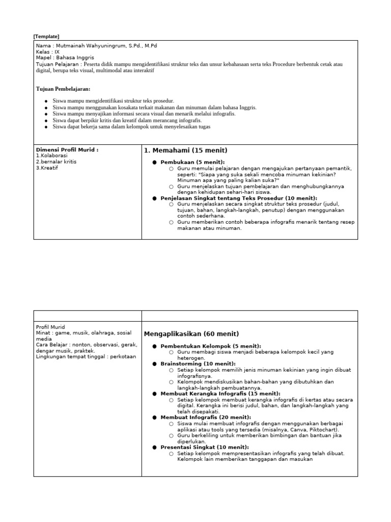 RPP Deep Learning) | PDF