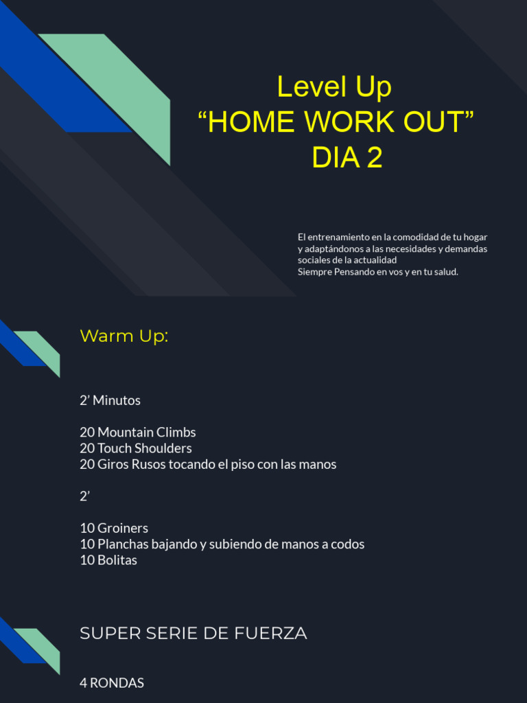 Level Up - Work Out | PDF