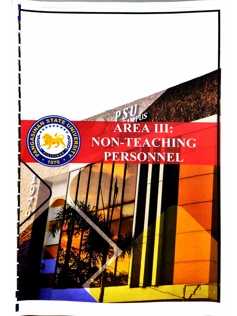 Area3 Non Teaching | PDF