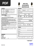 Modelo Ficha Nacional Registro Hospedes FNRH | PDF