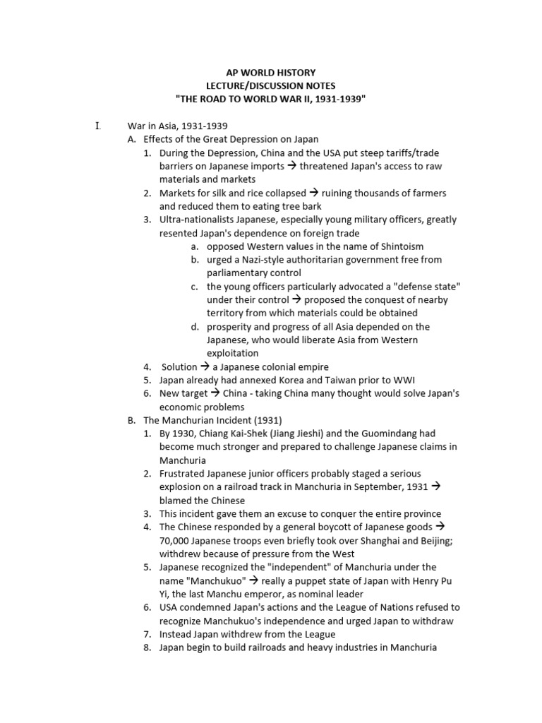 LD Road To World War II 1931 - 1939 | PDF | Adolf Hitler | Empire Of Japan