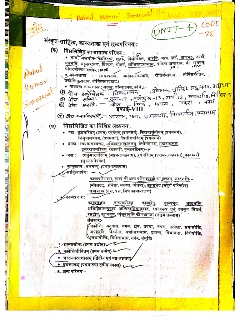 UGC NET JRF Second Paper 25 Code 4 Unit | PDF