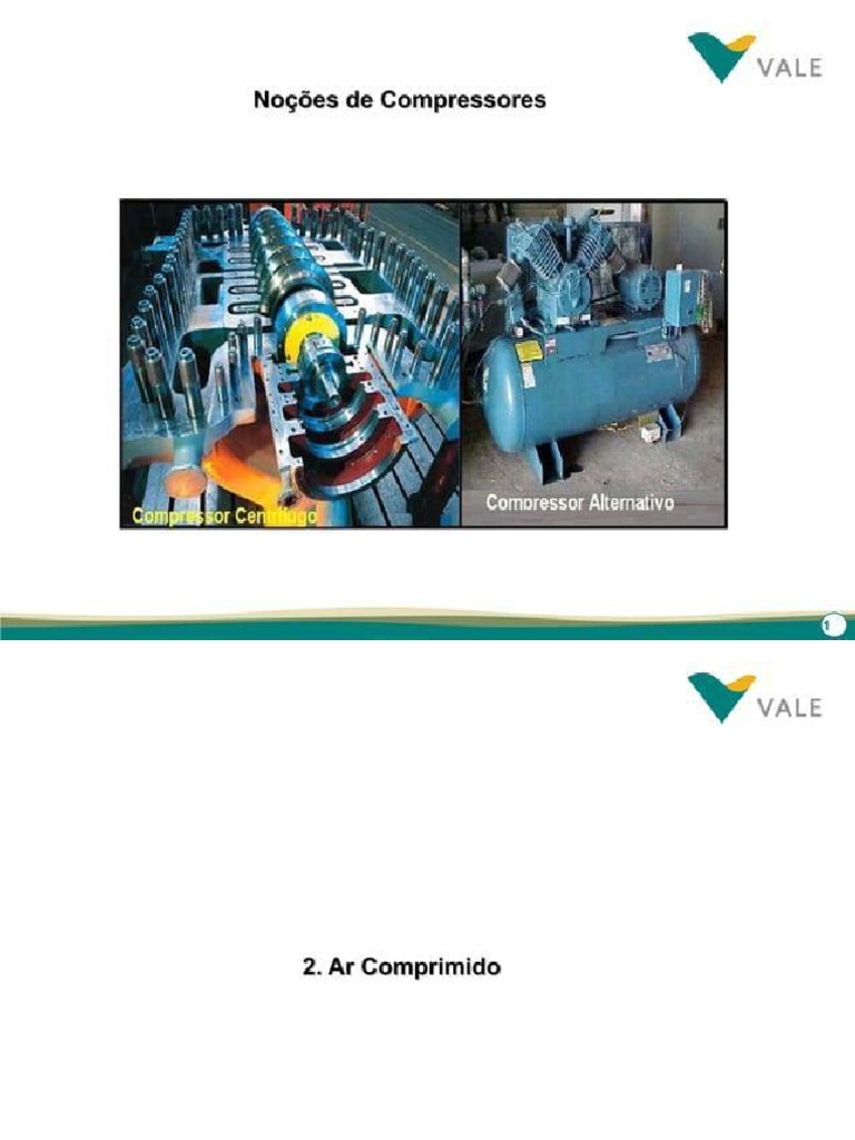 Apresentação de Noções de Compressores, Tipos, Modelos | PDF