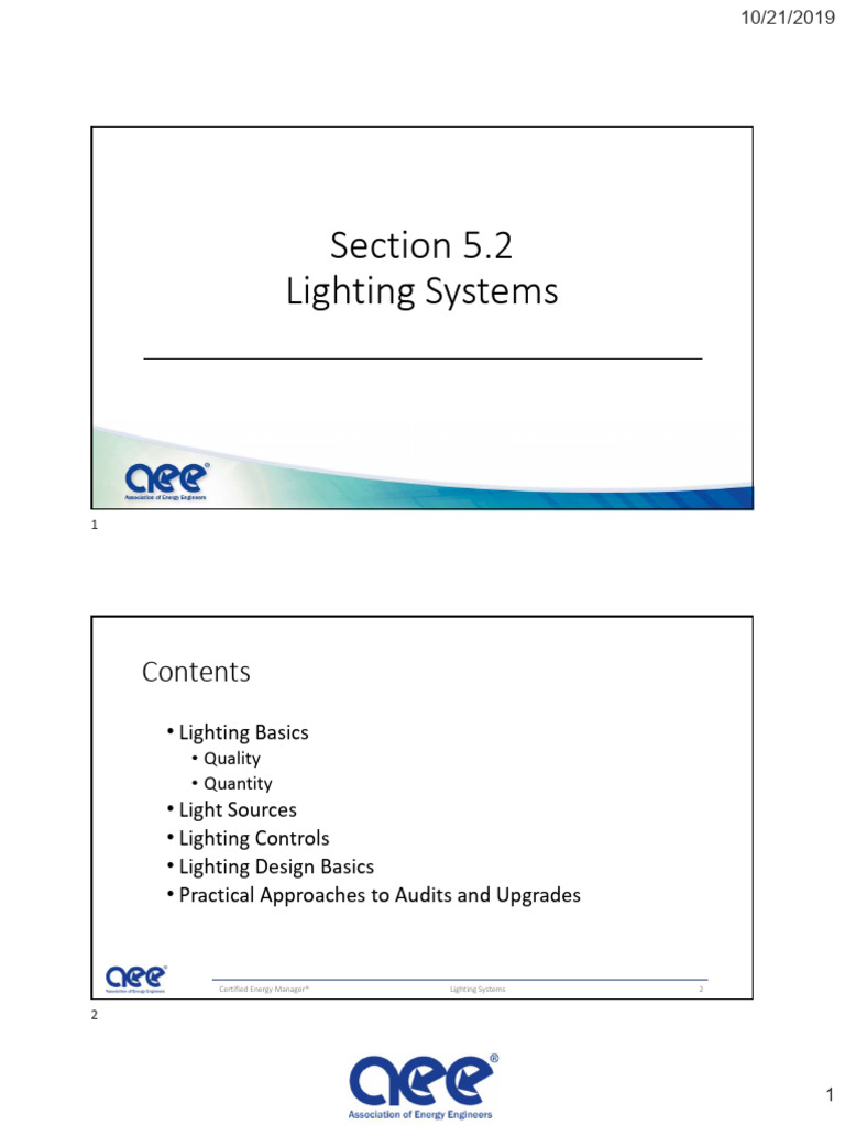 Basics 5-2 Lighting Systems | PDF | Lighting | Incandescent Light Bulb