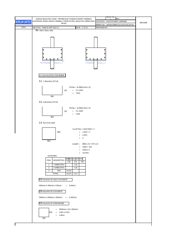 p9 Piling Multi Sorey Parking | PDF | Rapid Transit