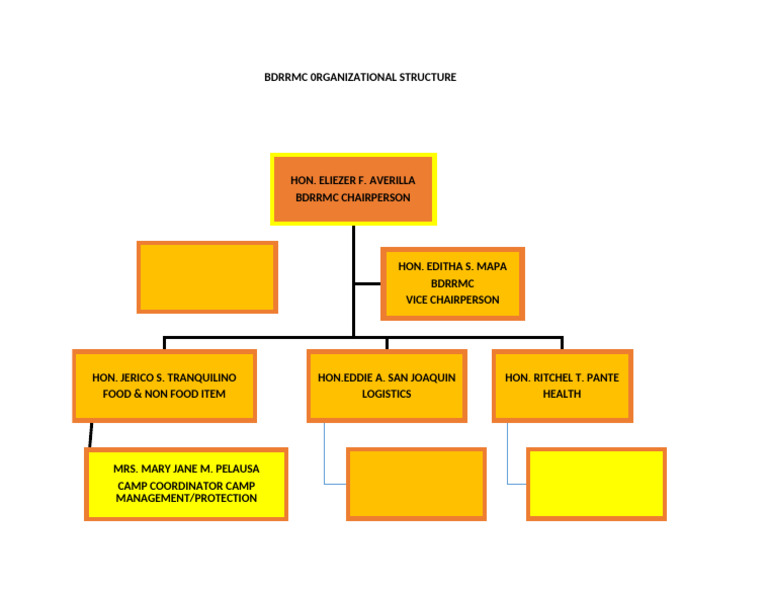 BDRRMC 0rganizational Structure | PDF