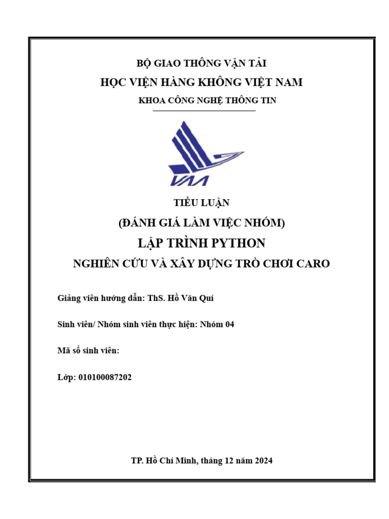 Python Nhóm 04 | PDF