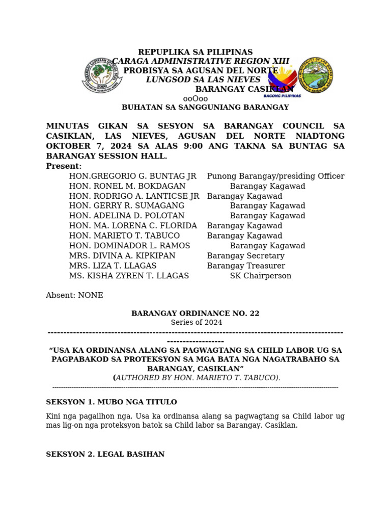 Anti-Child Labor Law | PDF
