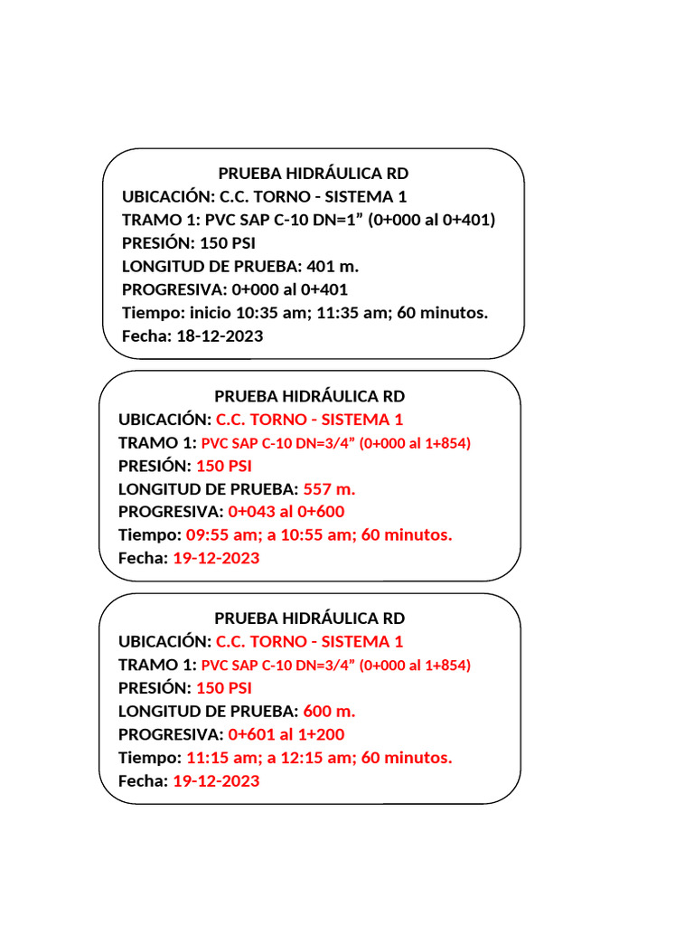Rotulo para Pruebas | PDF