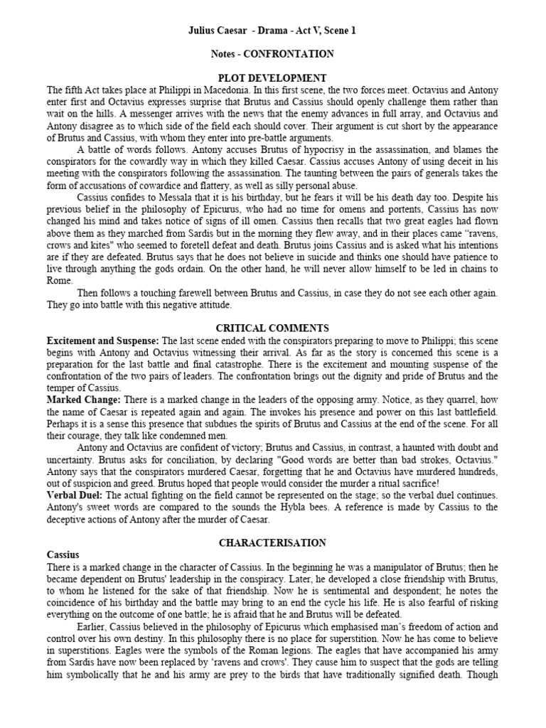 Confrontation at Philippi: Brutus vs. Antony | PDF | Mark Antony | Augustus