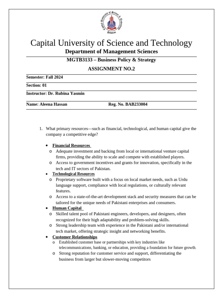 Aleena BP 2 | PDF | Business | Business Economics