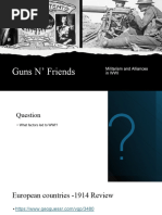 WWI European Alliances Map Activity | PDF