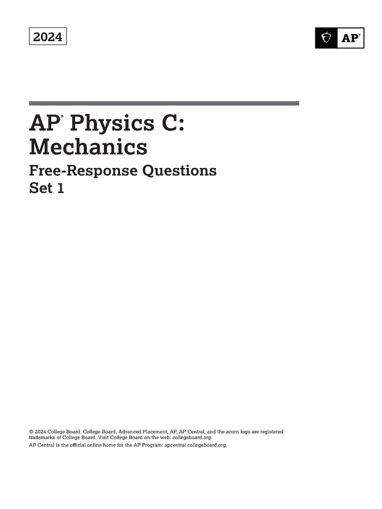 physics c 2024 frq | PDF