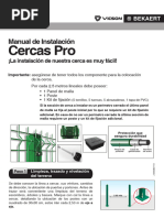 Manual de Instalacion de Malla Ciclonica | PDF | Tornillo | Hormigón