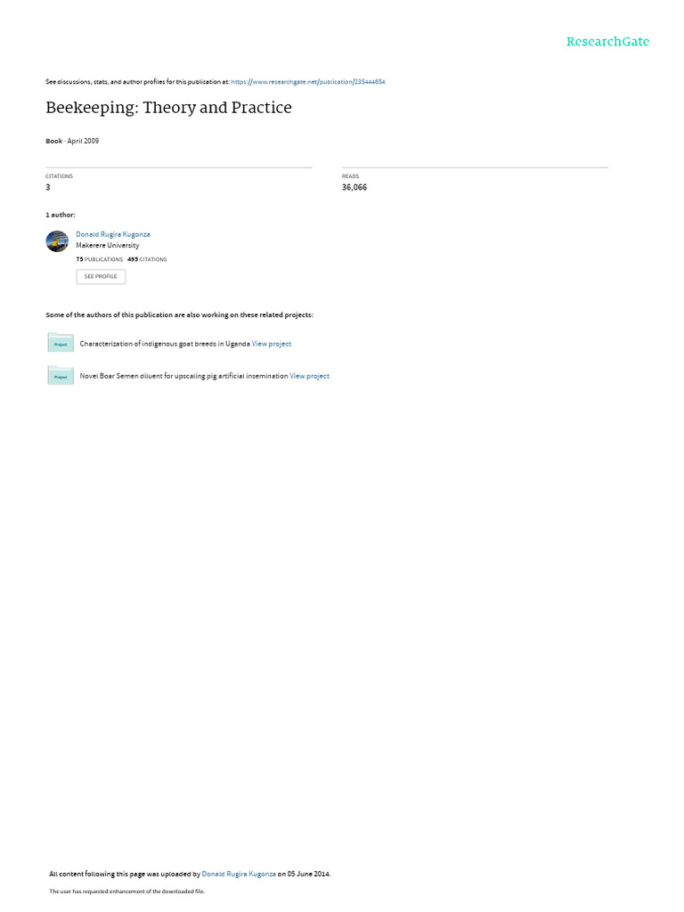 BEEKEEPING TheoryandPractice | PDF