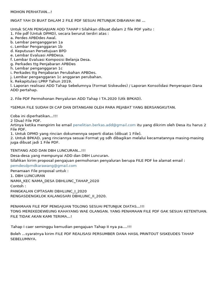 Format Pengajuan | PDF