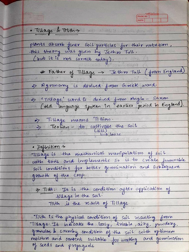 (Apa-315) Agronomy Notes (Hand Written) | PDF | Soil | Cereals