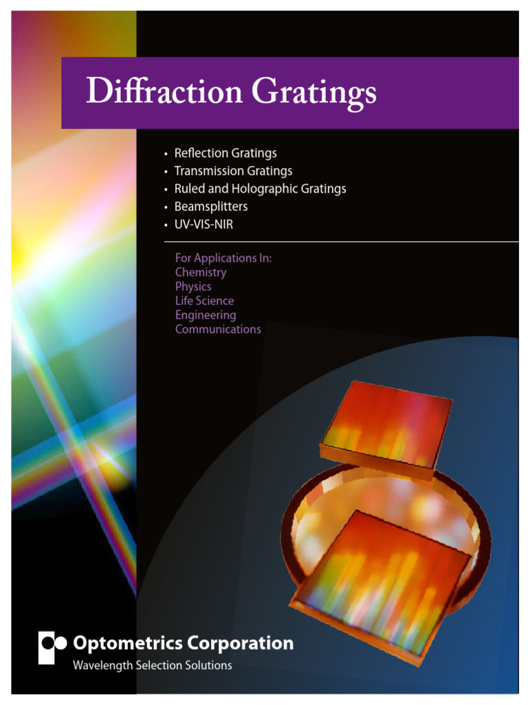 Diffraction Gratings | PDF | Angular Resolution | Holography