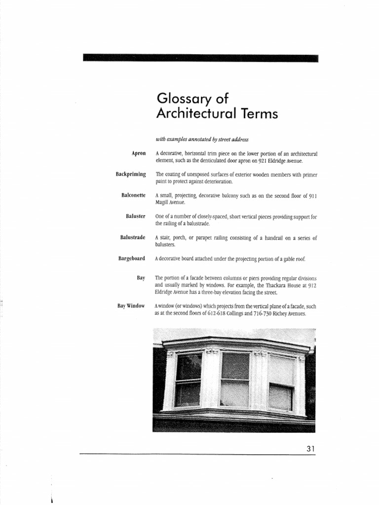 Glossary of Architectural Terms | PDF